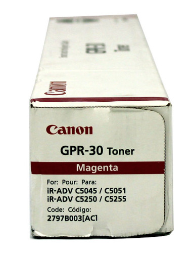 Canon Gpr-30 Toner Cartridge - Magenta - Laser - 38000 | Beach Audio