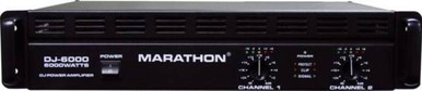 Marathon DJ-6000 Amplifier - 1800 W RMS - 2 Channel | Beach Audio