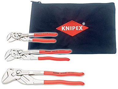 Knipex 002006US2 3 Piece Plier Wrench Set 710 And 12 Beach Audio