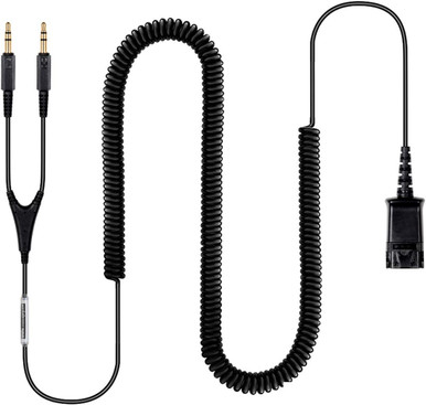 Poly Cable Stereo with Dual 3.5mm to QD Connector | Beach Audio