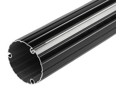 Velarium VR18000000A Canopy/Roll Tube 18' Solid Black | Beach Audio