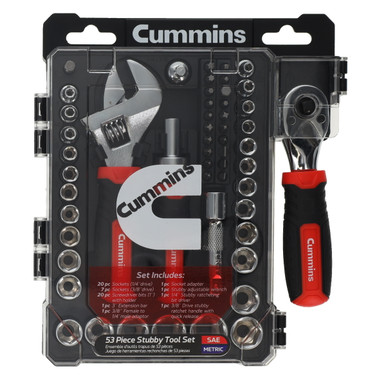 Cummins CMN35406 53 Piece Stubby Tool Set | Beach Audio