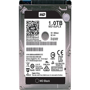 WD Black 2.5-inch 1TB Performance Hard Drive WD10JPLX | Beach Audio