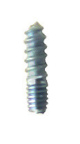 Breadboard Screw Hanger Bolt - (10 Pack) - 8-32X5/8" - Zinc