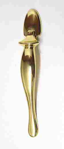 (AS-IS) 3" Cabinet Pull With Thumb Rest Antique Brass - D. Lawless Hardware