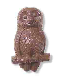 1-7/8" Owl Knob Brown