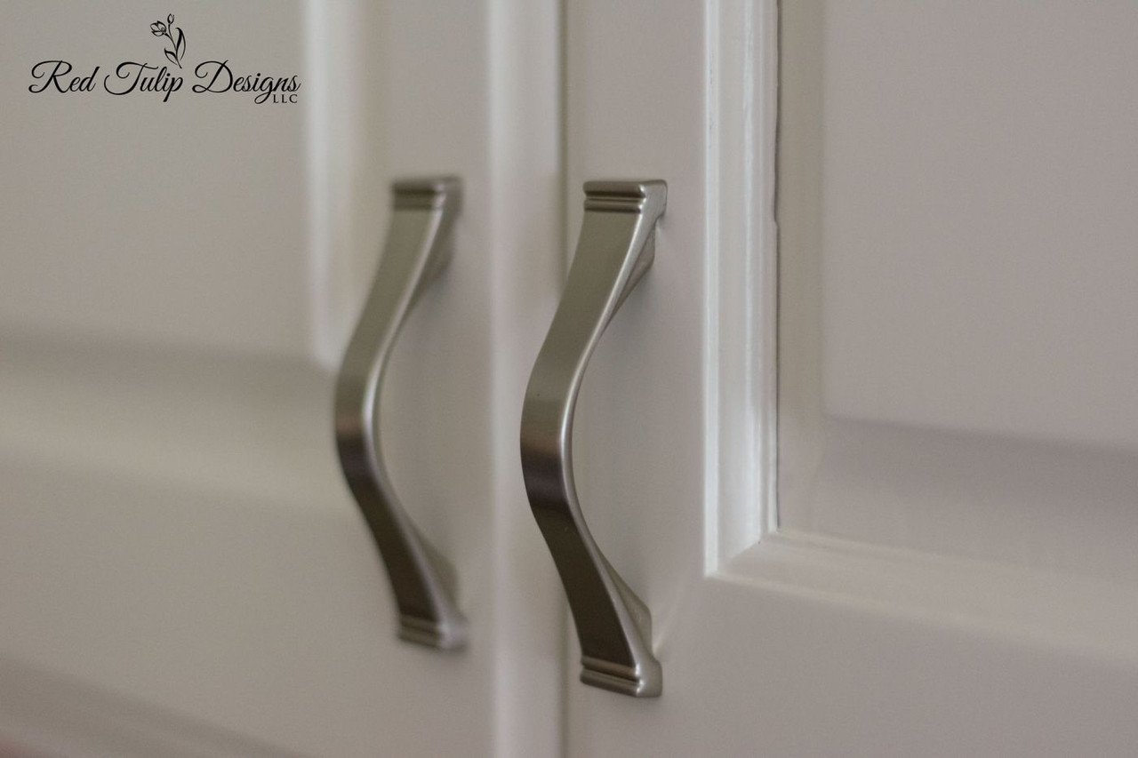 3" or 3-3/4" Dual Mount Venue Channel Pull Satin Nickel