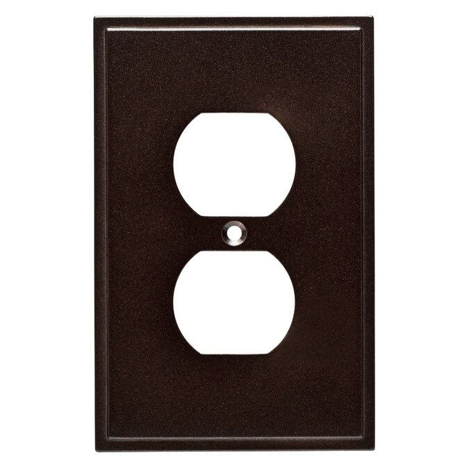 Single Gang Wall Plate - Duplex - White - D. Lawless Hardware