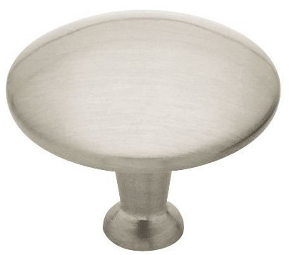 Tab Style Satin Nickel Knob Base - D. Lawless Hardware
