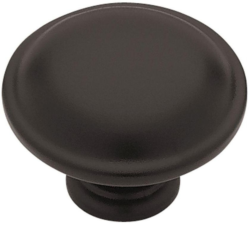 1-1/4" Garrett Knob Flat Black