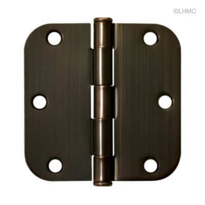 Door Hinge 3-1/2" - 5/8" Radius Round Corner (484-045)