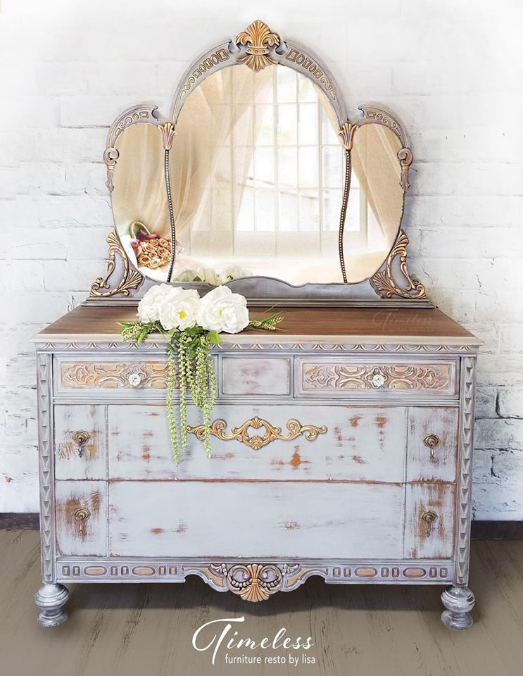16" X 3-3/4" Large Birch Wood Scroll Applique with Cameo