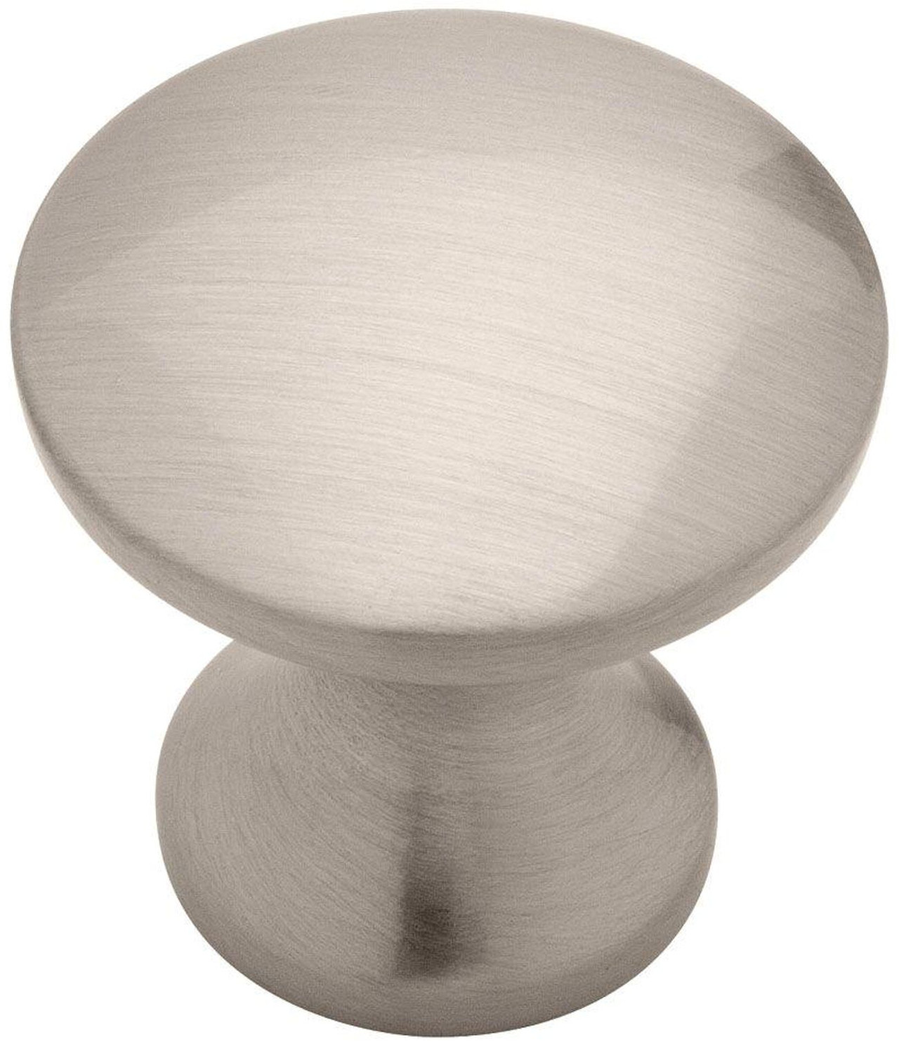 3/4" Modern Individuals Milk Bottle Knob Satin Nickel