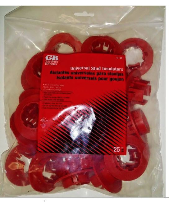 25-PACK Universal Stud Insulator Gardner Bender