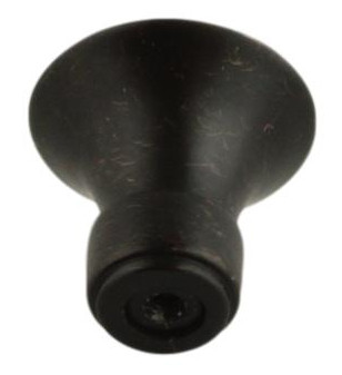 1-1/8" Banded Spindle Knob Venetian Bronze - D. Lawless Hardware