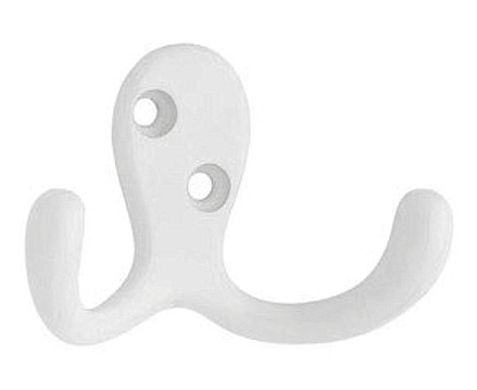 High-Quality Hardware Hooks & Hangers - Coat Hooks - White - D. Lawless ...