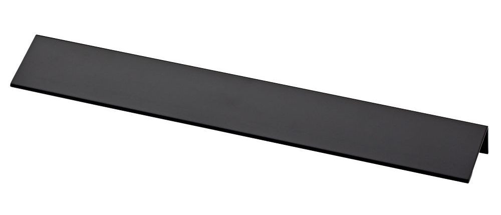 5" Modern Edge Pull Flat Black