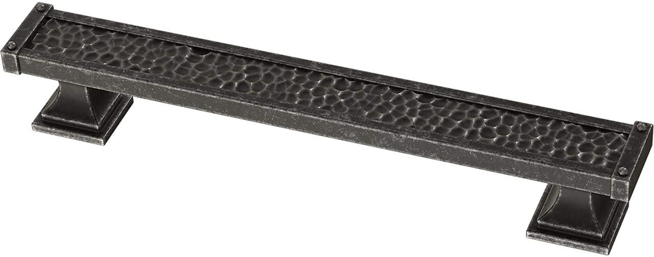 5" Hammered Pull Distressed Iron