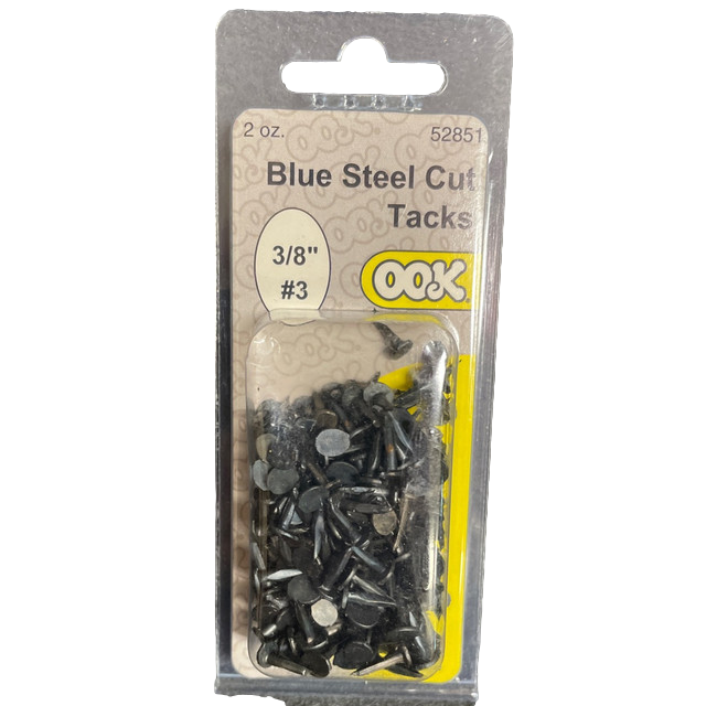 Case Lot (60) 3/8" Blue Steel Cut Tacks