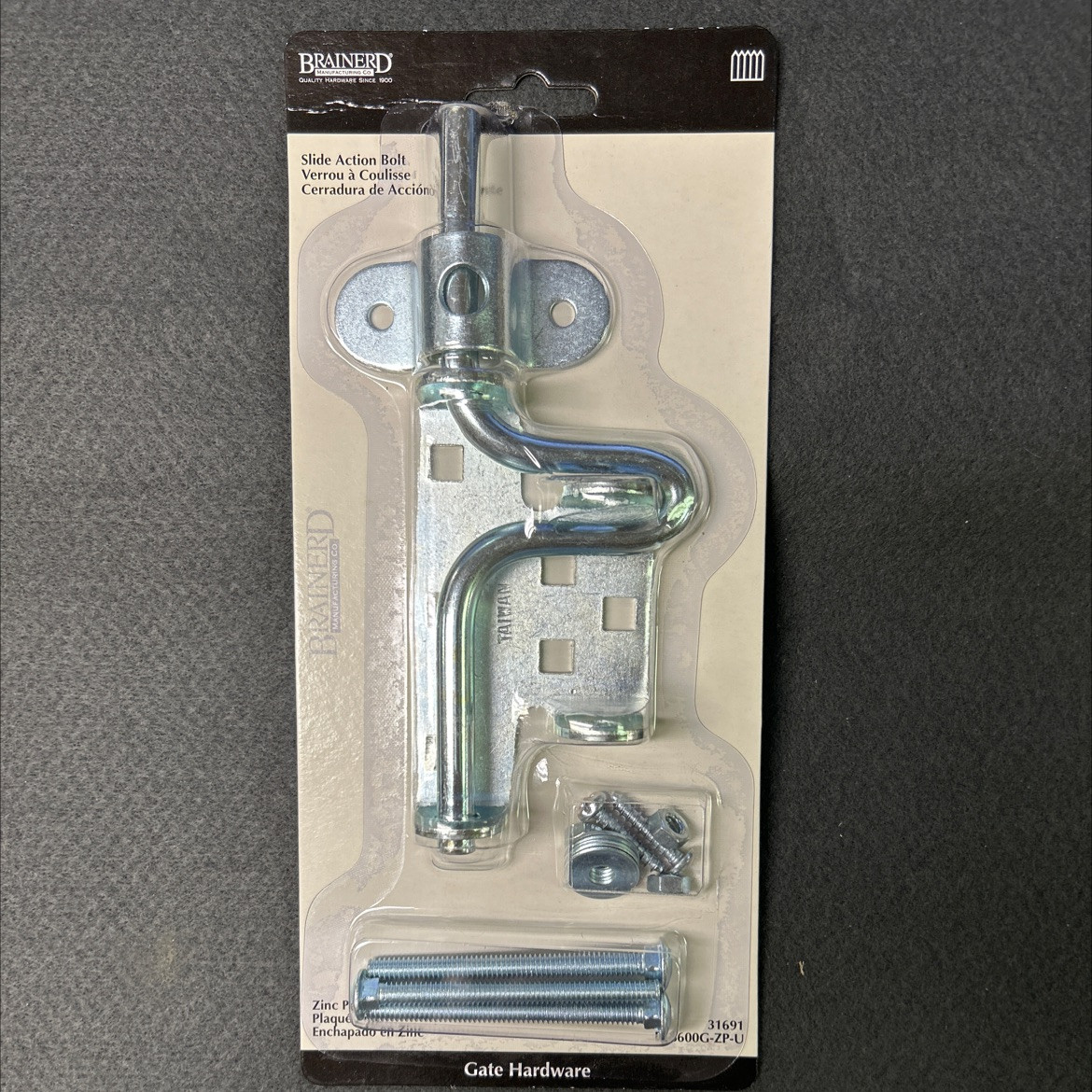 Slide Bolt Action Latch For Wood Gates