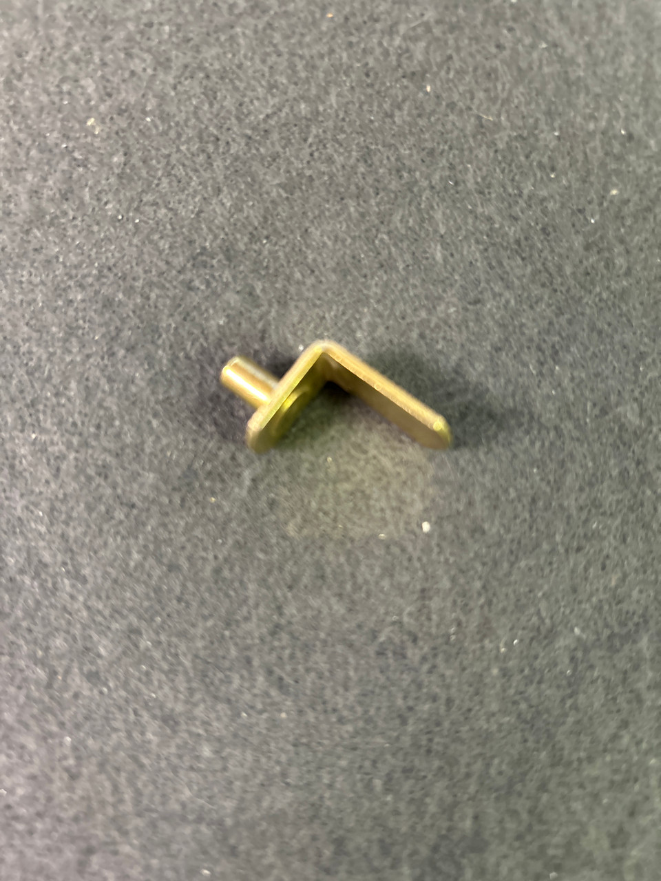 5mm Shelf Support without Holes Brass Plated