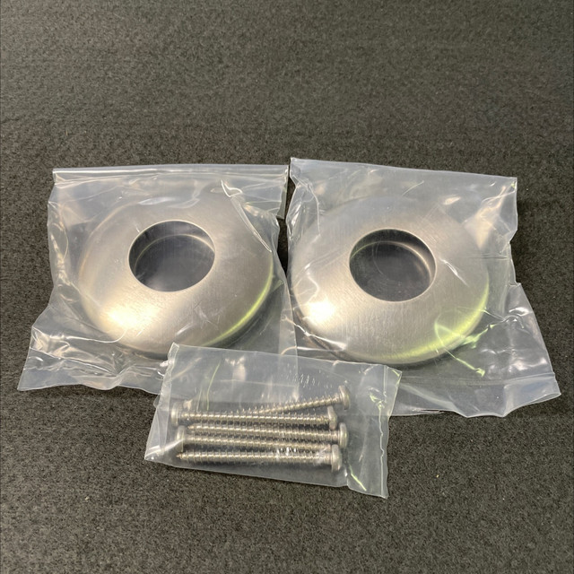 3" Grab Bar Ends Stainless Steel