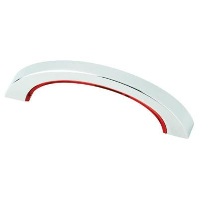 (5 Pack) 3 inch Red Color Pop Pull Chrome - D. Lawless Hardware