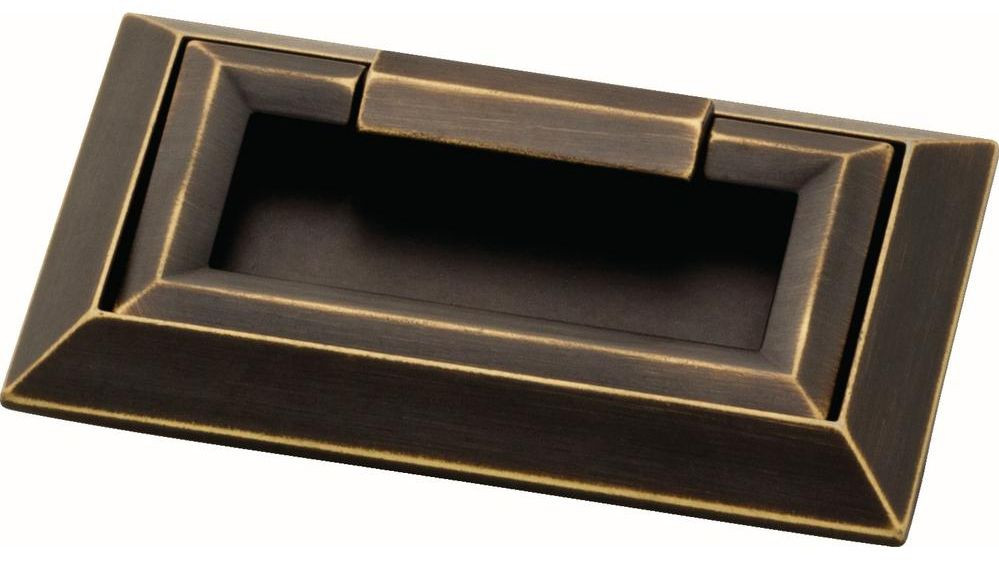 (5 Pack) 3 inch External Campaign Pull Bronze with Gold Highlights - D ...