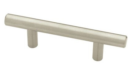 (5 Pack) 2-1/2 inch Builder's Program Steel Bar Pull Stainless Steel ...