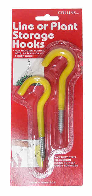 (5 Pack) Storage Hooks - Vinyl Covered - (2) - 4-1/2 inch AM-RM10920 ...