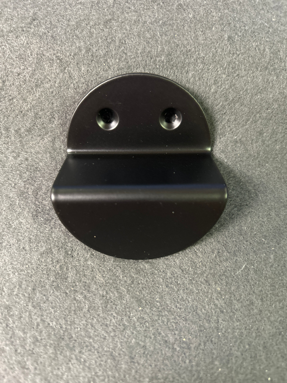 2.36" X 2.45" Decorative Wall Hook Matte Black