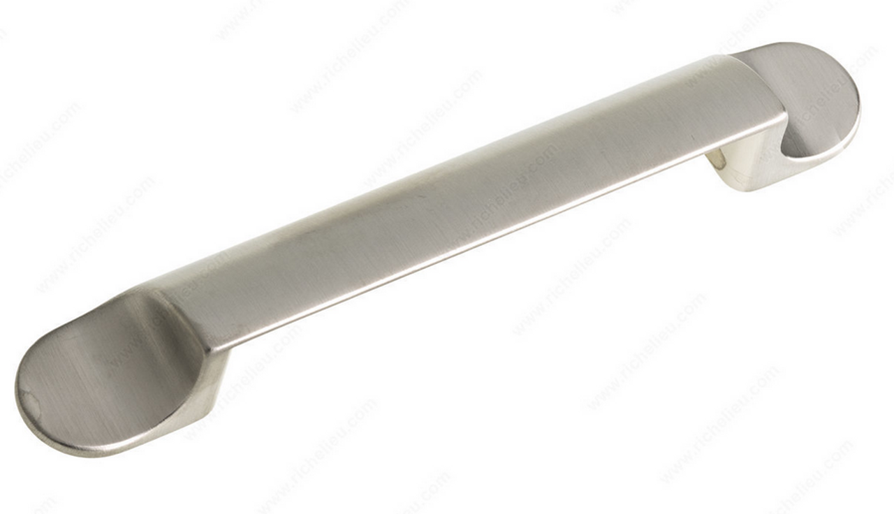 Richelieu Modern Metal Pull 6167 Brushed Nickel 96mm D. Lawless Hardware