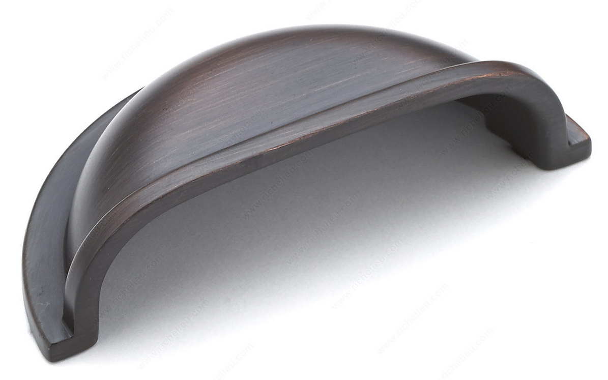 Richelieu Traditional Metal Pull - 5038 Brushed Oil-Rubbed Bronze - 3 ...