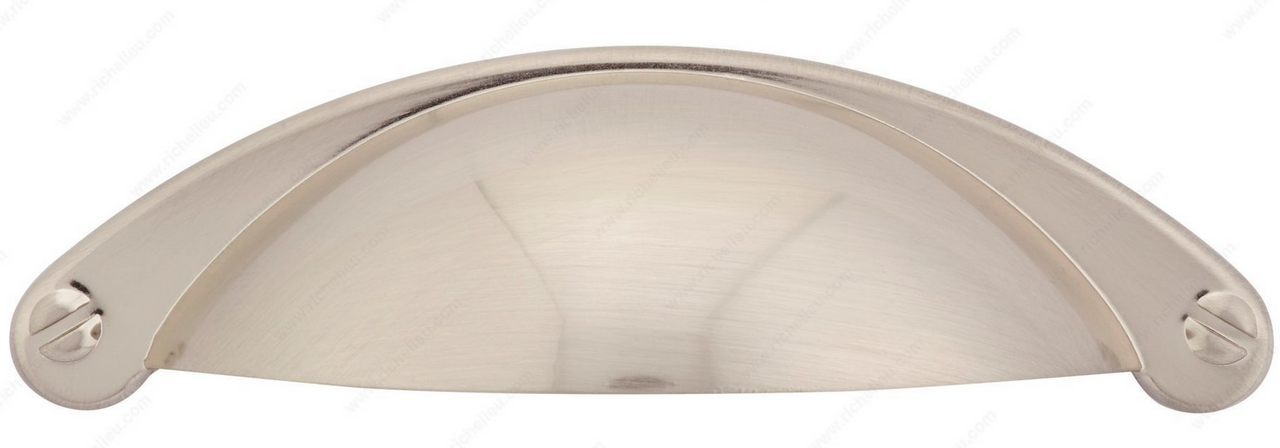 Richelieu Traditional Metal Pull - 3034 Brushed Nickel - 64mm - D. Lawless Hardware