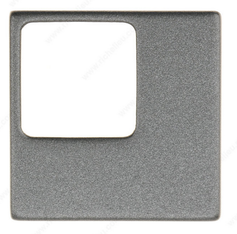 Richelieu Modern Metal Knob - 7967 - 34 mm - Ravello Gray - D. Lawless ...