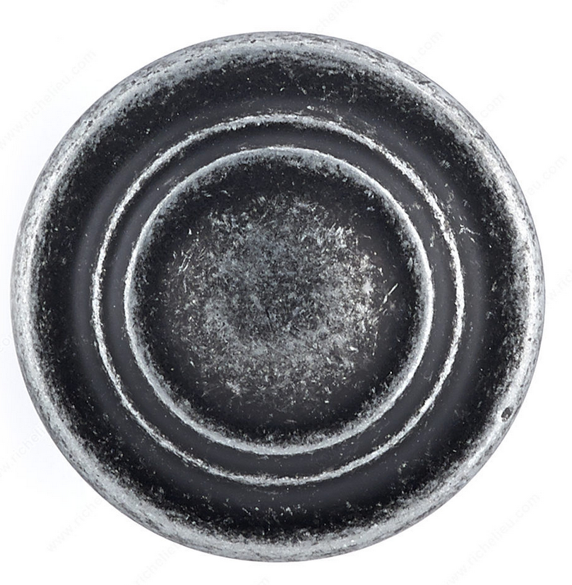 Richelieu Traditional Metal Knob - 107 - Natural Iron - 34 mm - D ...