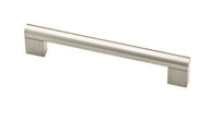(12 Pack) 6-5/16" Citation Round Bar Pull with Flat Side Stainless Finish