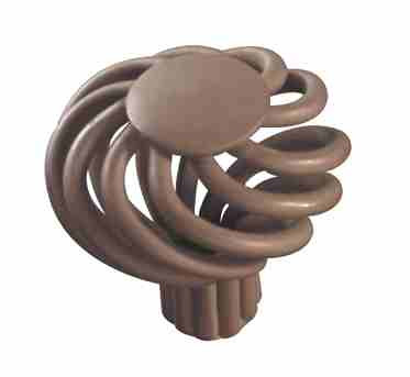 (12 Pack) 1-5/8" Bird Cage Knob Rust