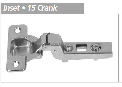 (12 Pack) Inset Concealed Hinge - 110 Degree -Easy Clip