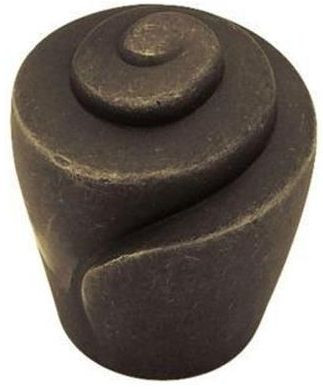 (12 Pack) 1-1/8" Heavy Scroll Knob Oil Rubbed Bronze