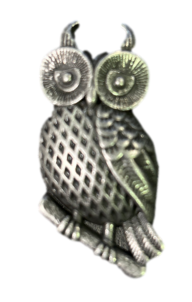 (12 Pack) 2" Antique Pewter Owl Knob