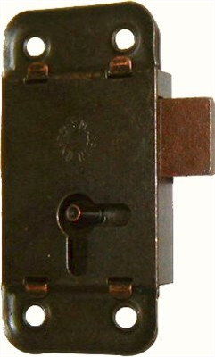 (12 Pack) Medium Flush Mount Lock with Statuary Bronze Finish