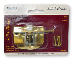 (12 Pack) Roller Catch For Interior Doors - Solid Brass