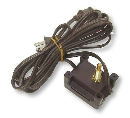 (12 Pack) Push Switch 10' Power Cord - 2' Female Cord