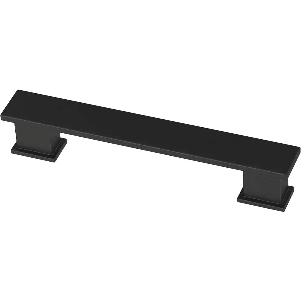 (12 Pack) 3-3/4" Layered Pull Flat Black