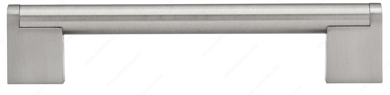 Richelieu Modern Metal Pull - 7191 - Brushed Nickel - 128 mm - D ...
