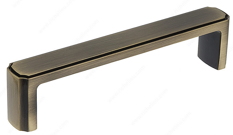 Richelieu Transitional Metal Pull - 770 - Antique English - 128 mm - D ...