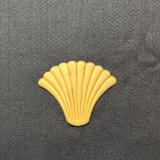 4-1/8" x 3-1/2" Birch Wood Clam Shell