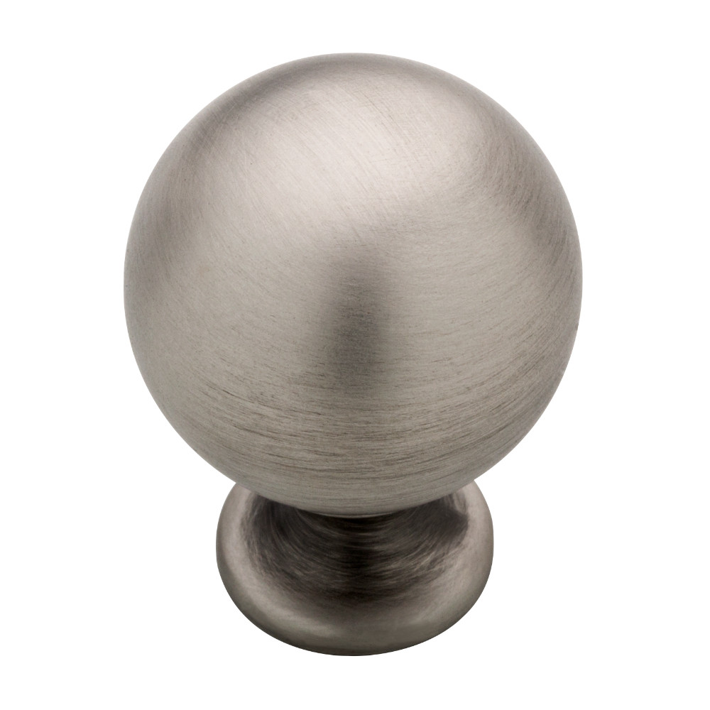 1-1/4" Round Emblem Knob Heirloom Silver - D. Lawless Hardware