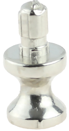 Chrome Stem Base For Knob Making or Box Foot
